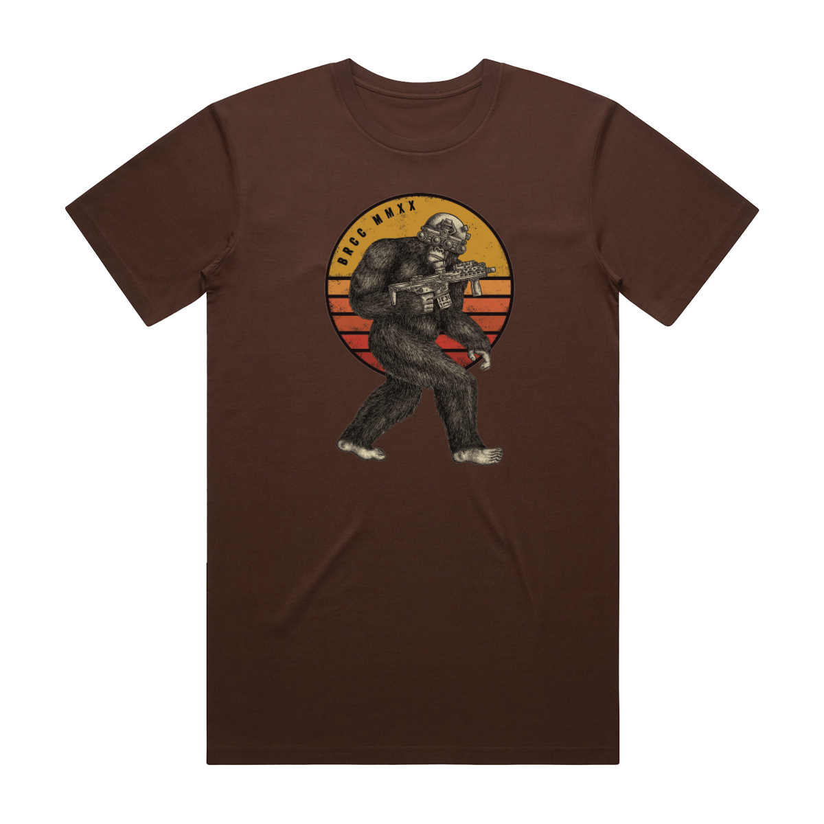 Tactisquatch T-Shirt, Chestnut