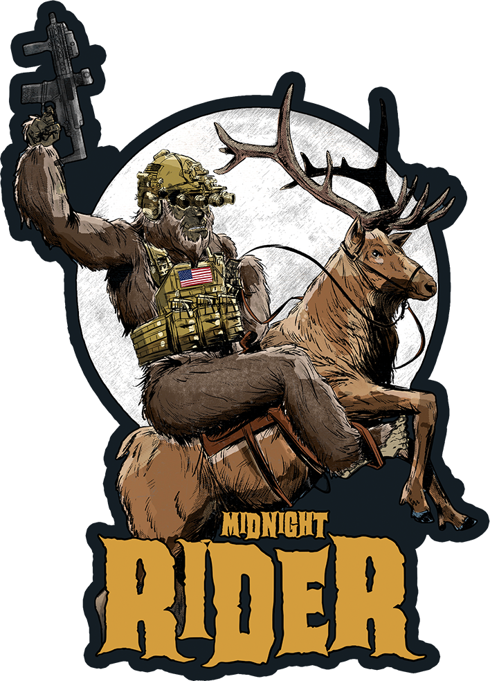 Midnight Rider 2.0 ECS Sticker