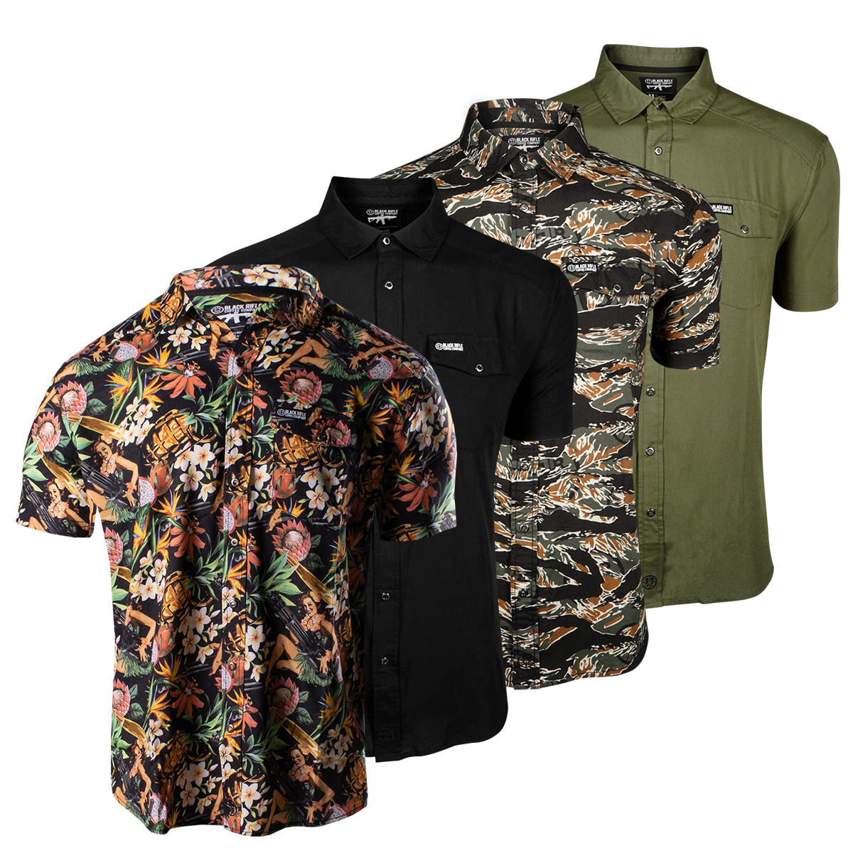 Guns Out Buttondown Tee