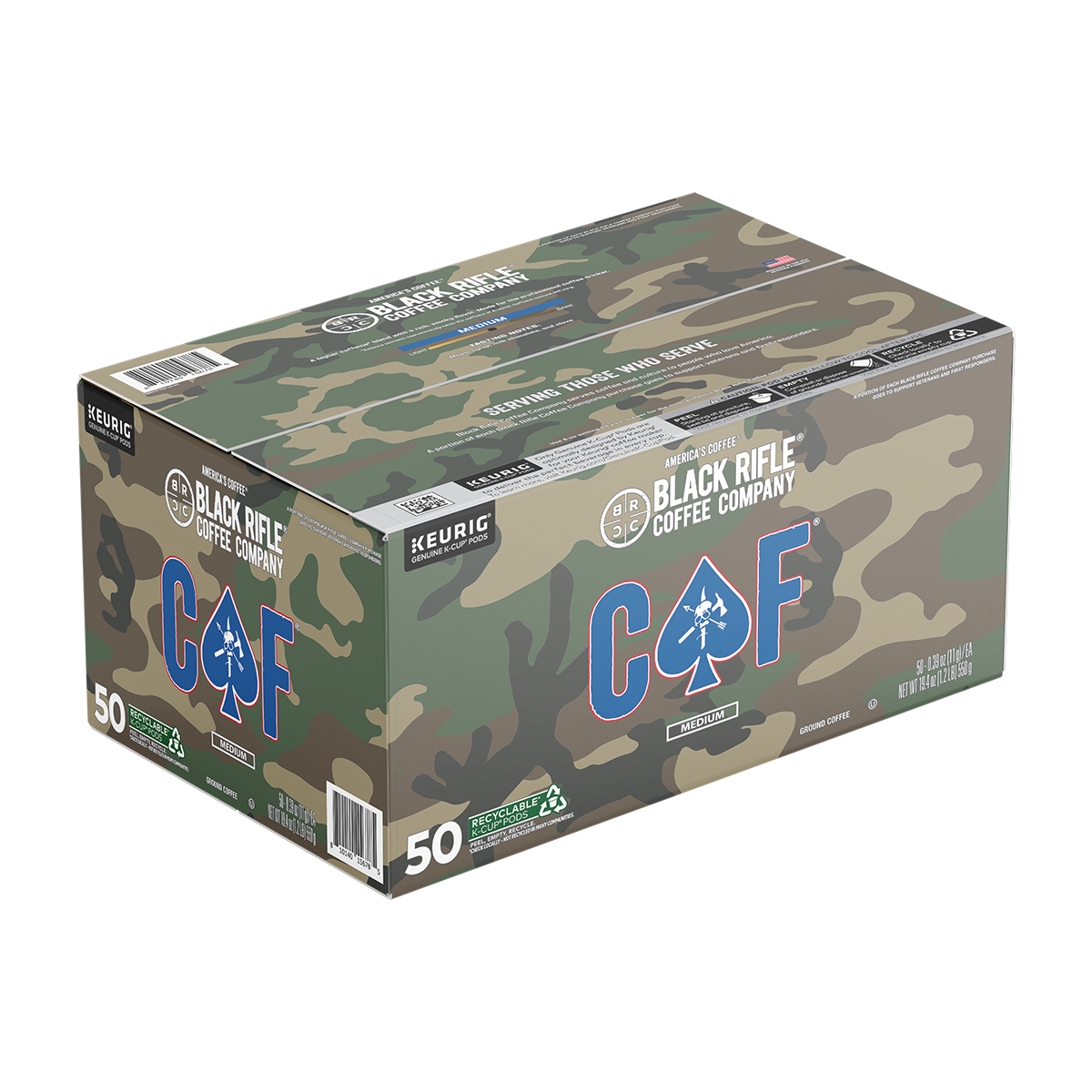 CAF Coffee Rounds - 50CT