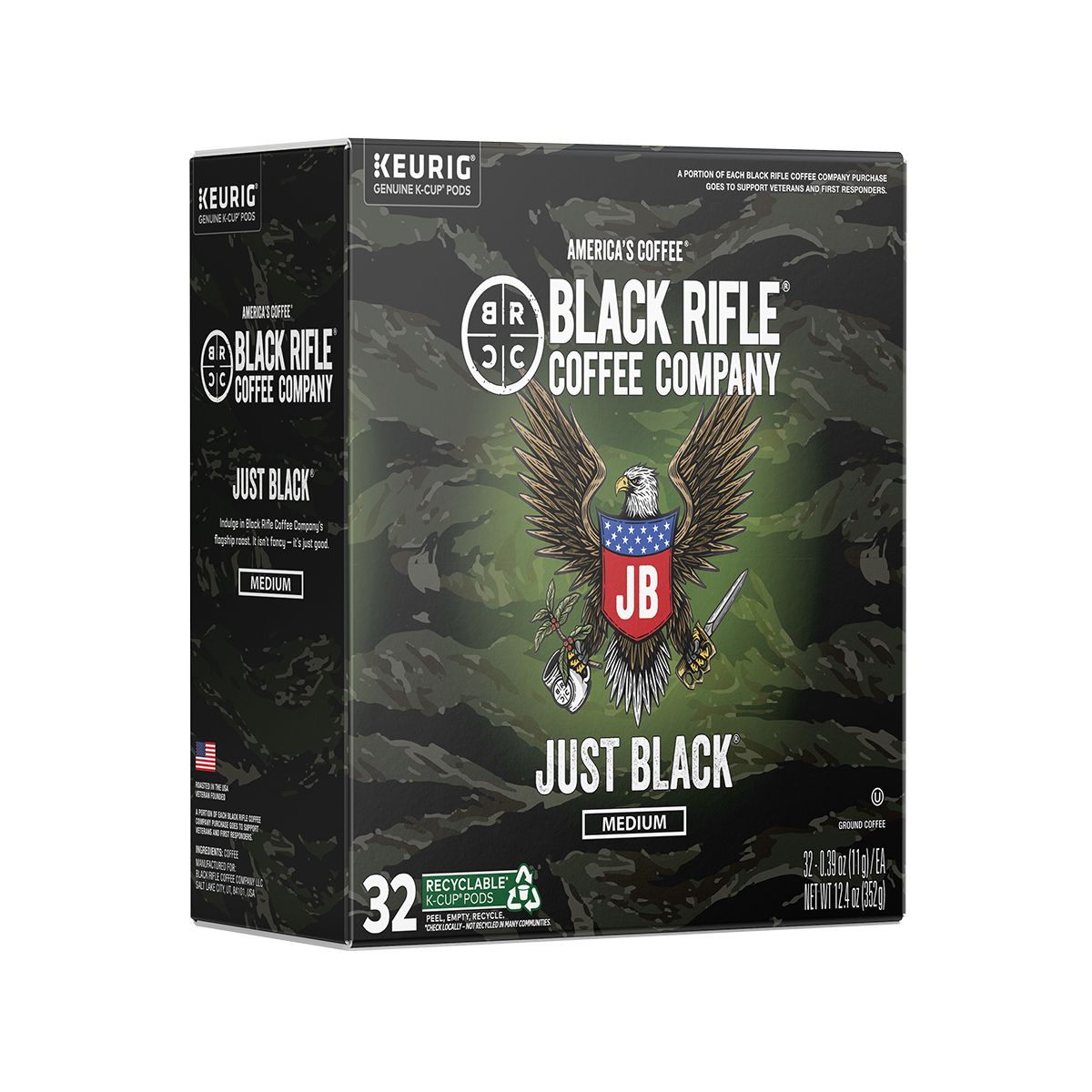 Just Black Coffee Rounds - 32CT