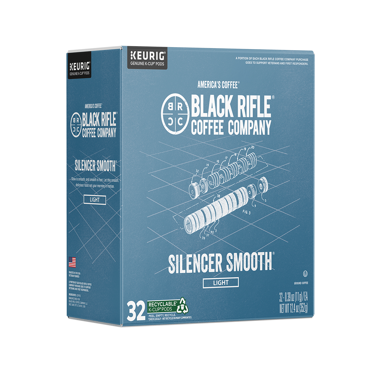 Silencer Smooth Coffee Rounds - 32CT