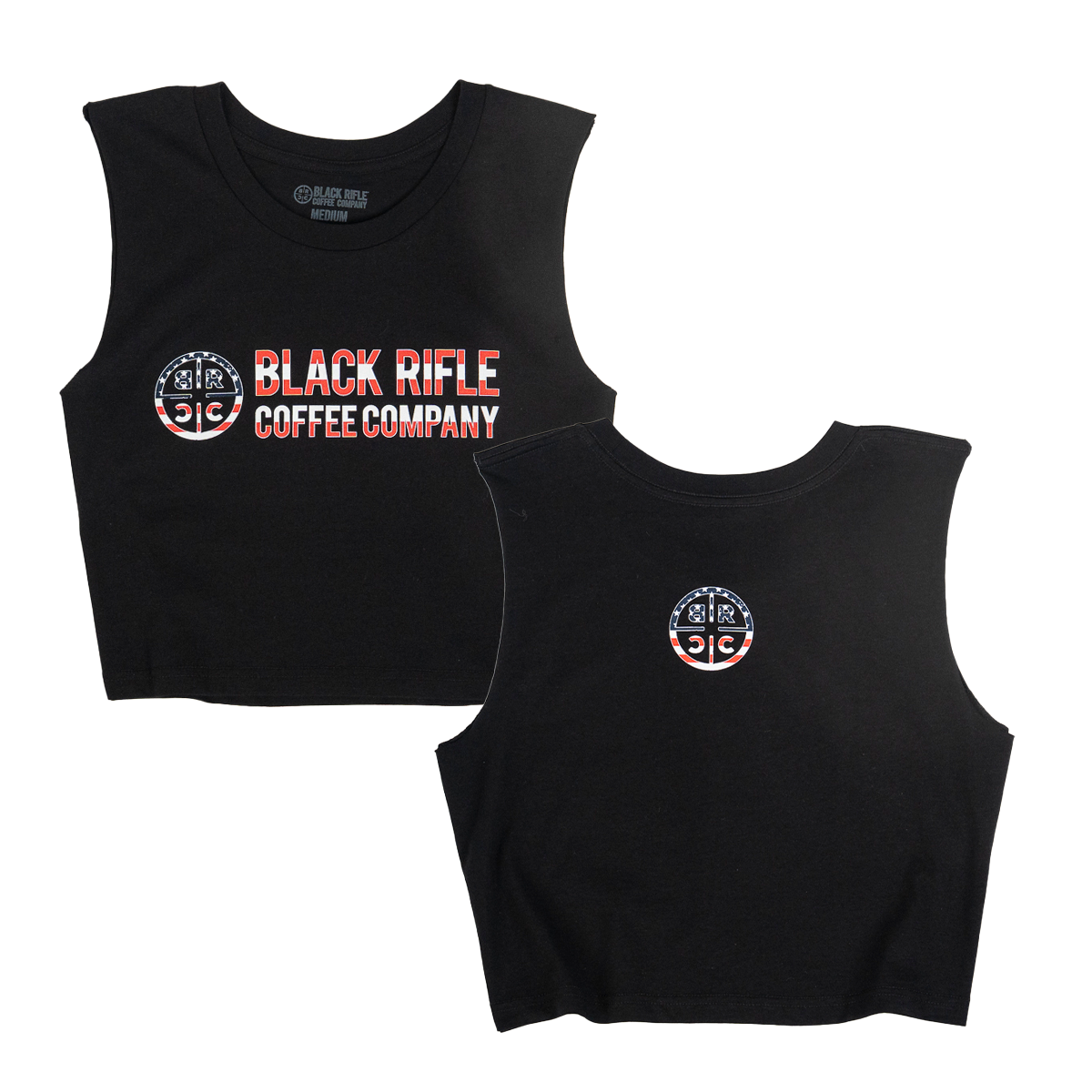 Women's Freedom Company Logo Crop Tank Top